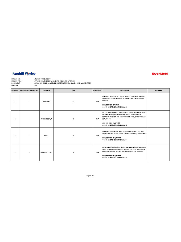 RFQ 11258 | PDF | Technology & Engineering