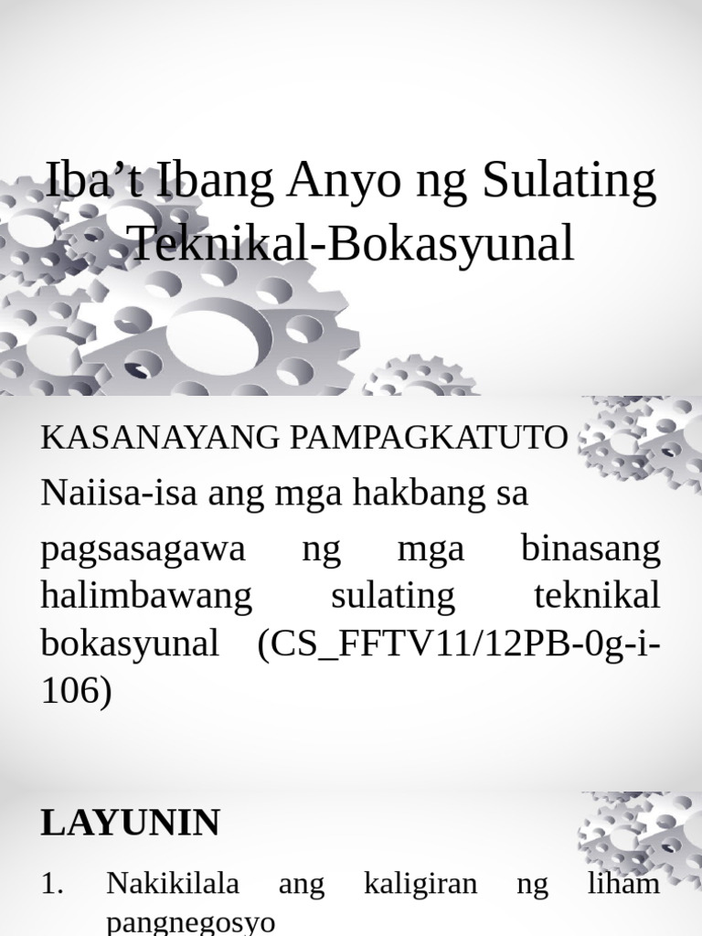 Liham Pang-Negosyo | PDF