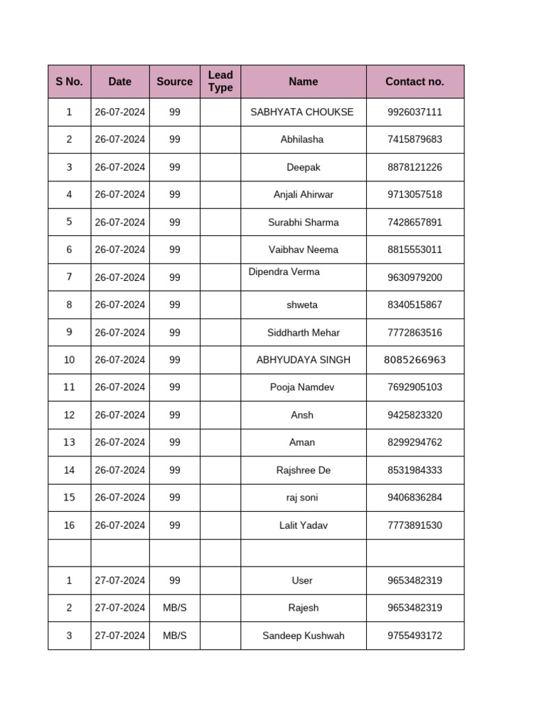 Project Leads 2024-2 | PDF