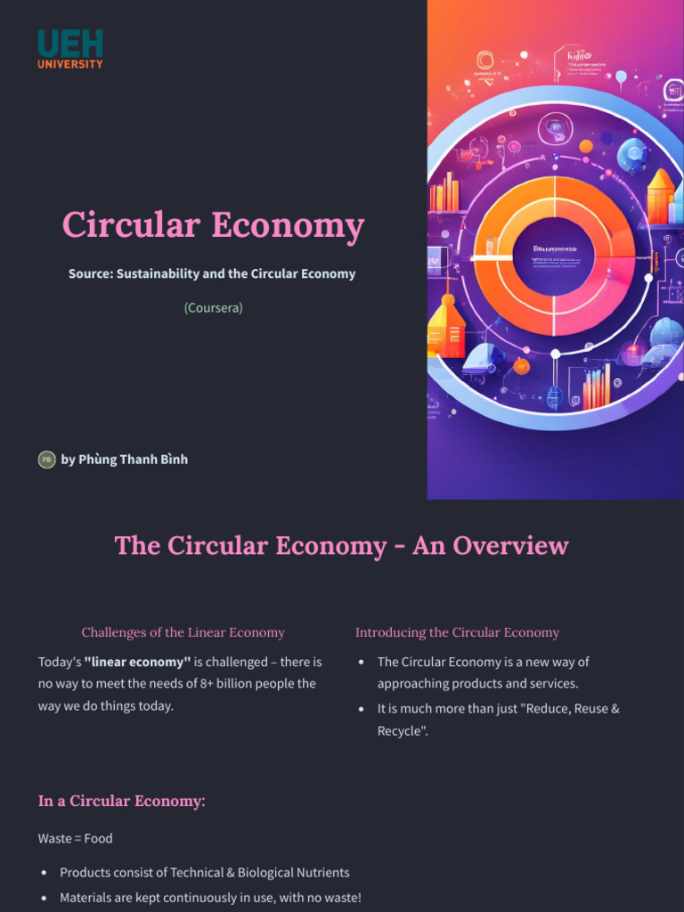 Module 2 Appendix Circular Economy | PDF | Resource Depletion | Natural Environment