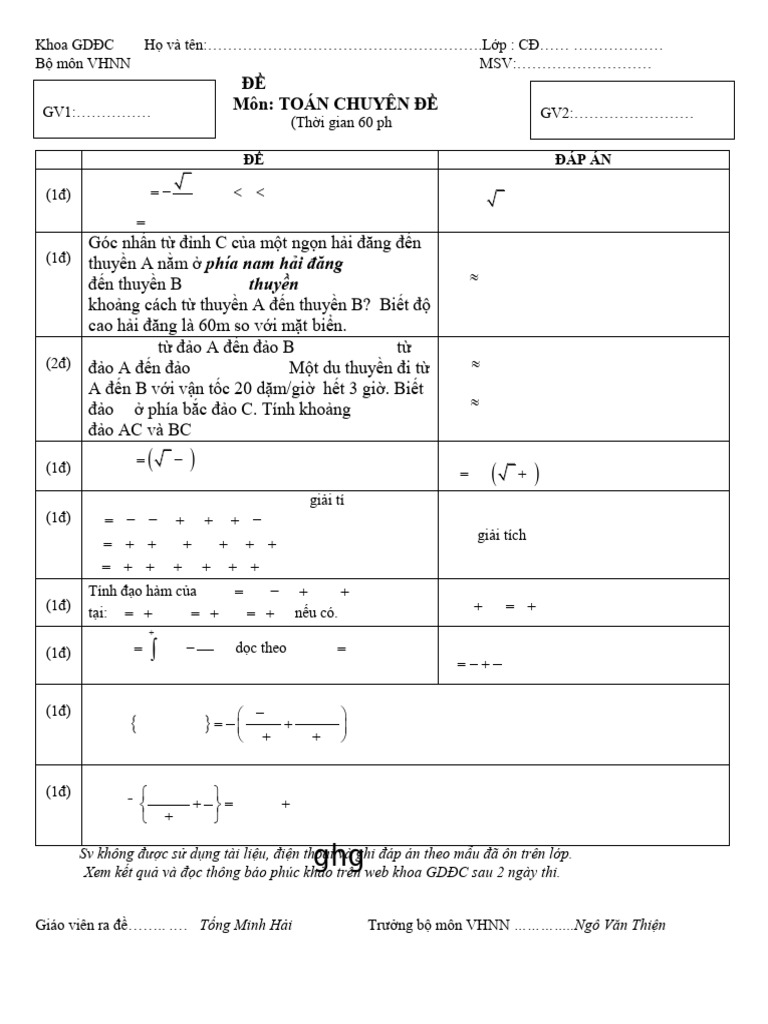 Dethi HK2 TCD 2019 | PDF