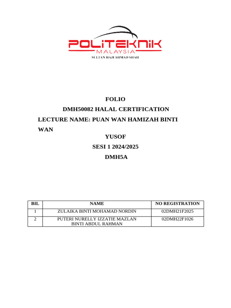 Halal Certification Updated | PDF