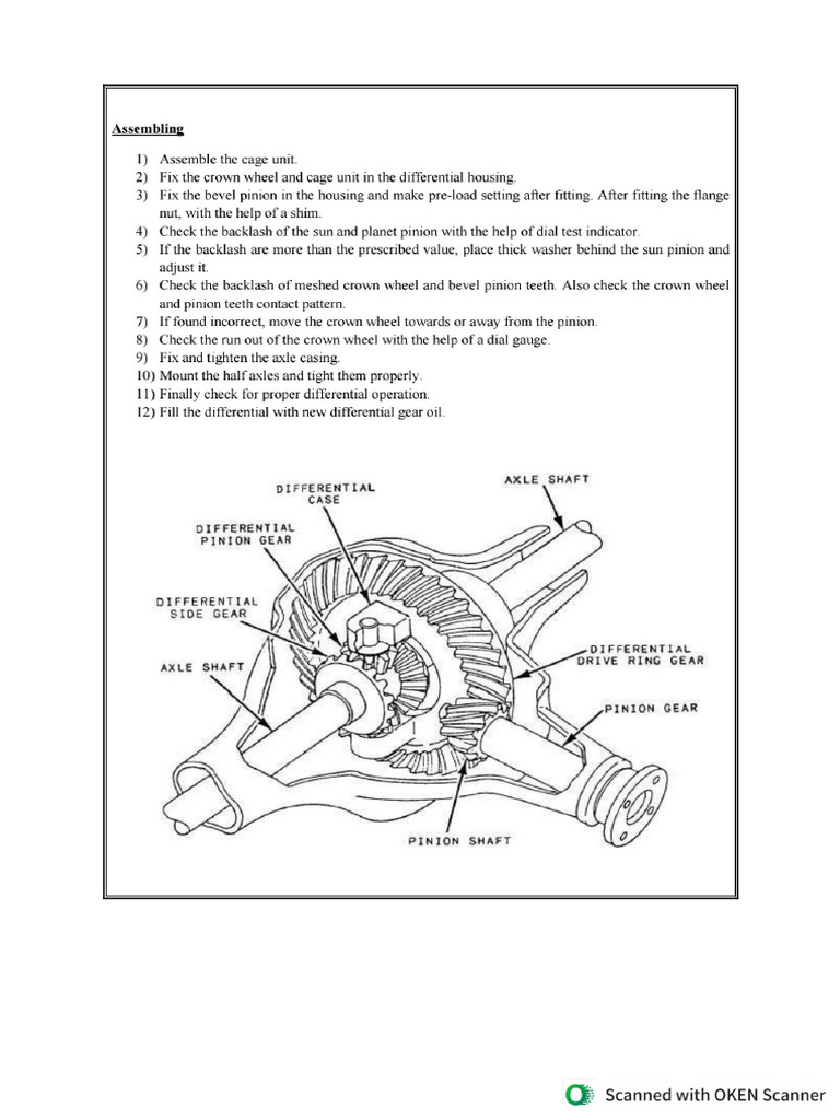 Differential Auto Lab-1 | PDF
