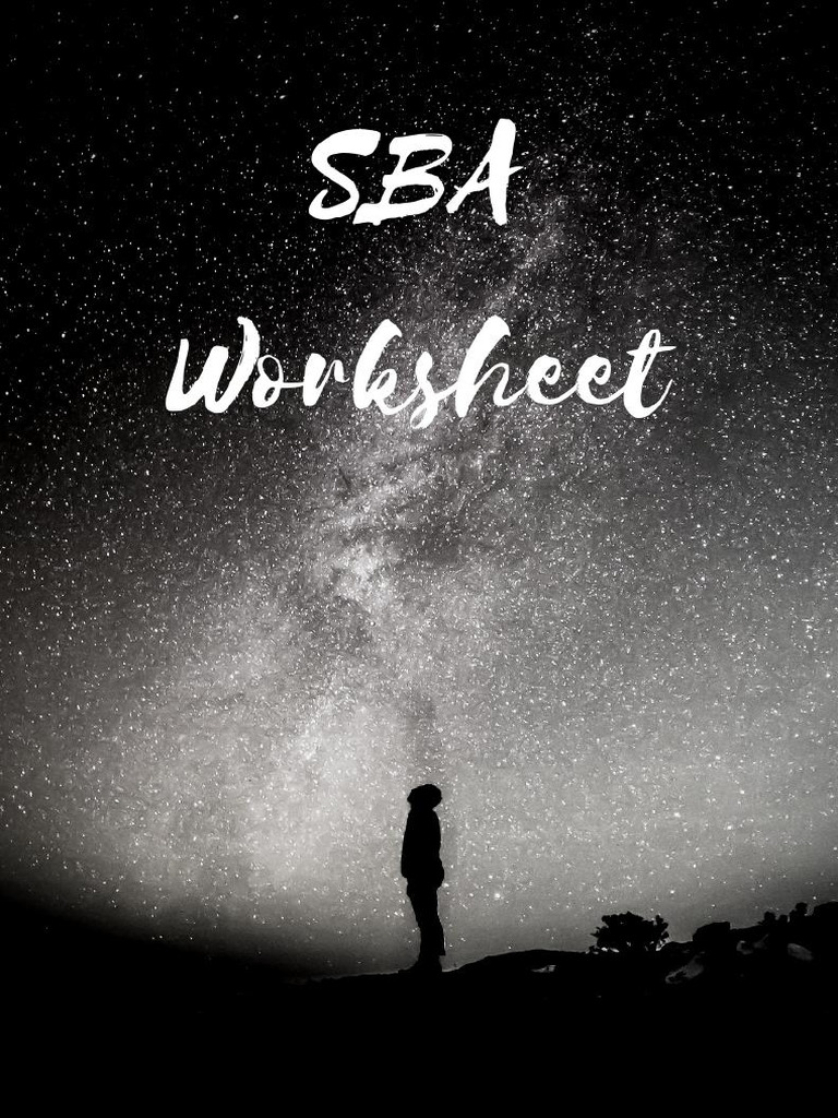 02-SBA Worksheet | PDF