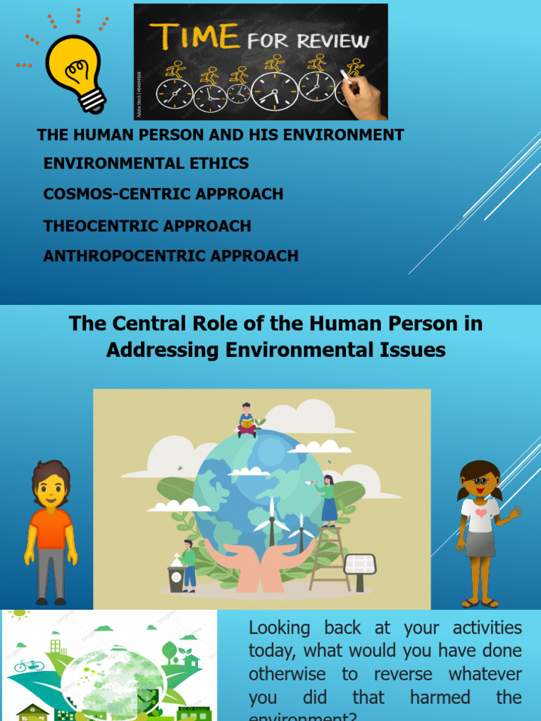The Human Person and His Environment II | PDF | World Wide Fund For ...