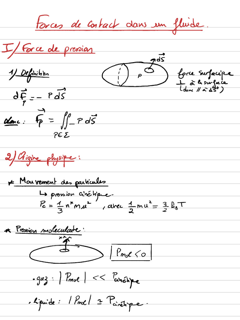 Mecanique Des Fluide Forces | PDF