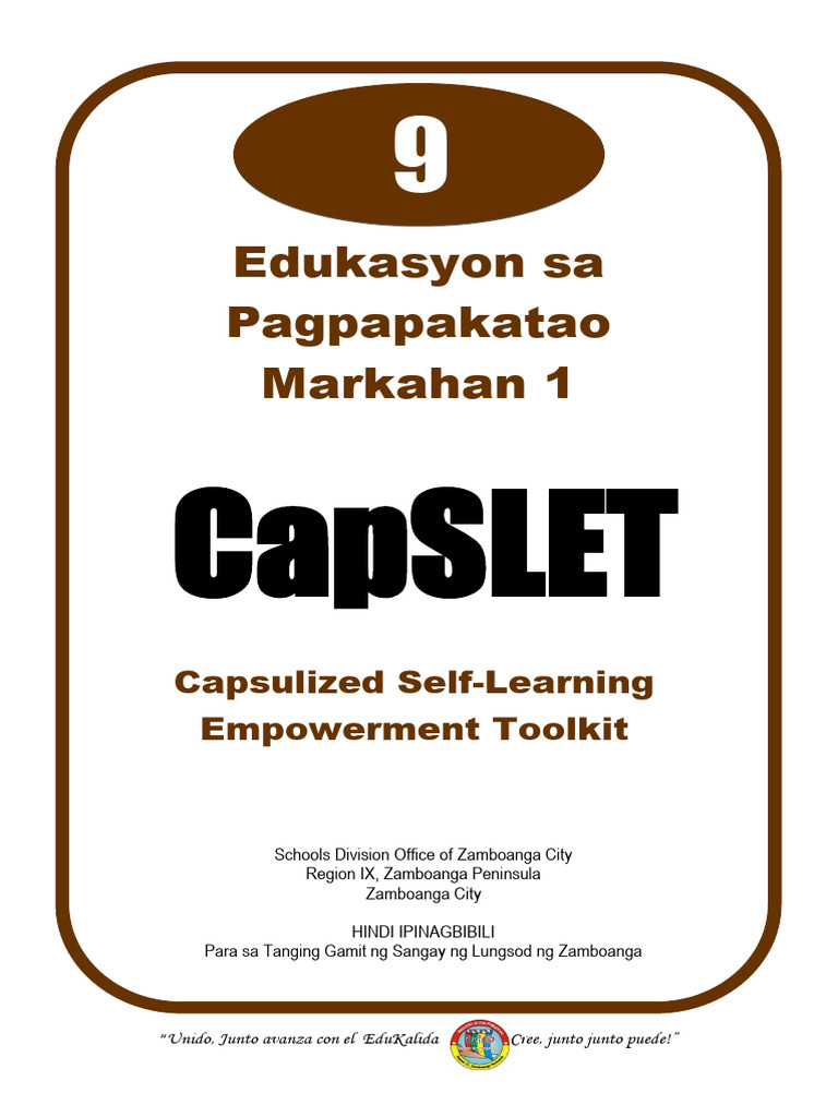 EsP 9 MELC 7 CapsLET Fernando | PDF