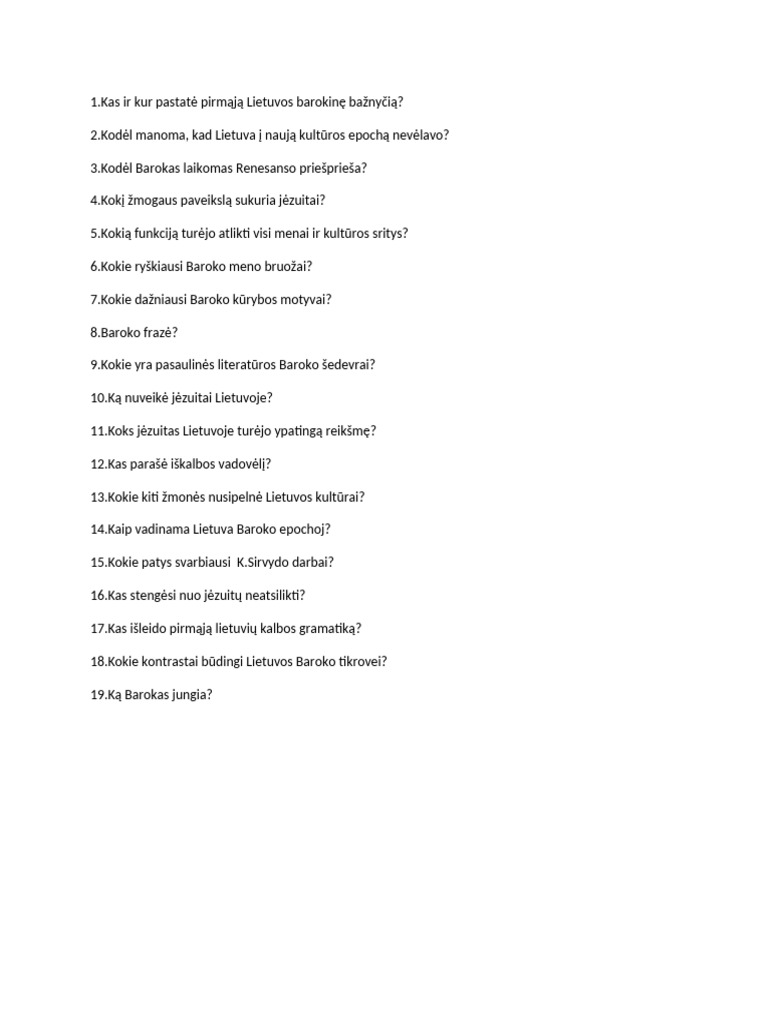 Barokas (El - CHR.) | PDF