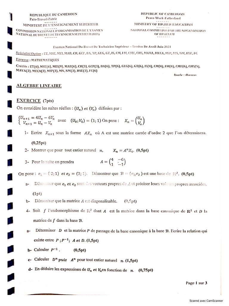 Sujet 4 | PDF