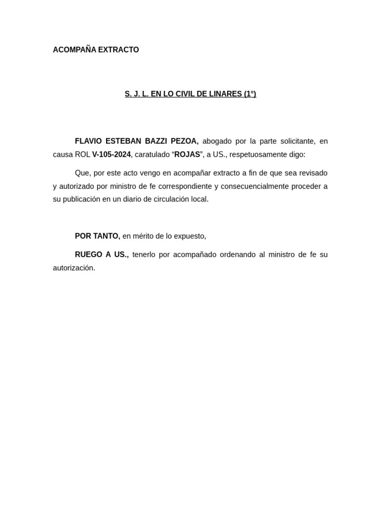 Acompaña Extracto | PDF