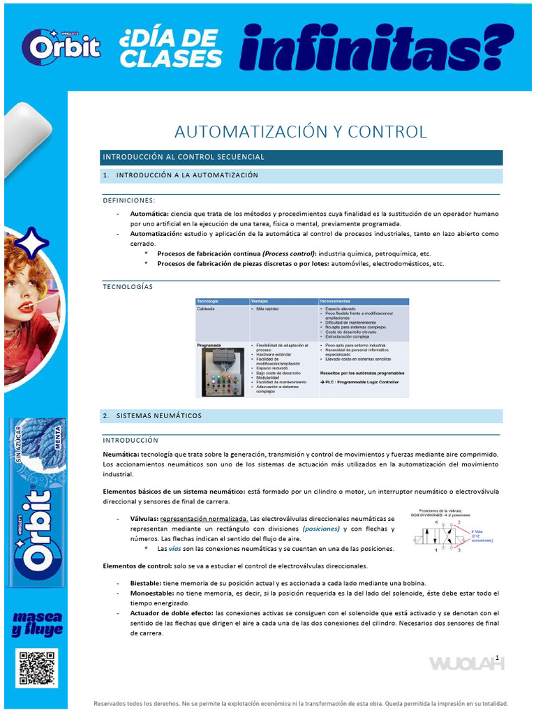 Automatizaci"N Y Control | PDF | Solenoide