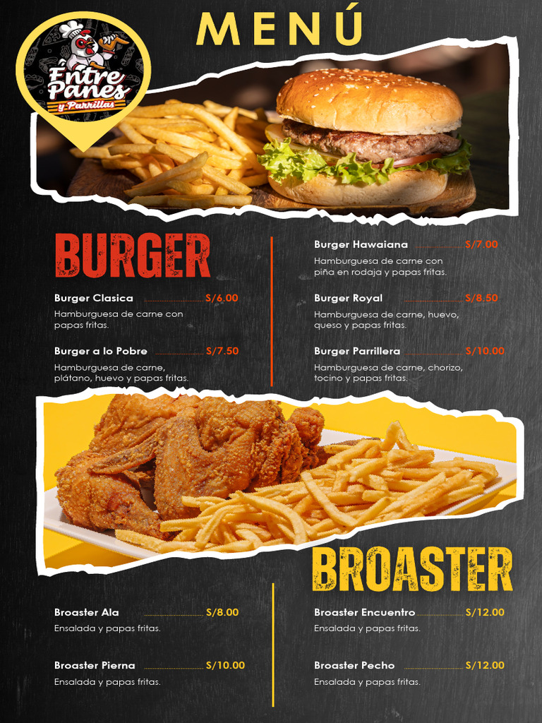 Menú Entre Panes y Parrillas - 20240402 - 132140 - 0000 | PDF | Pancho ...