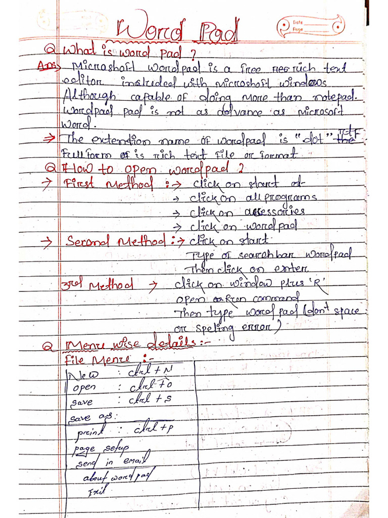 Windows Wordpad | PDF