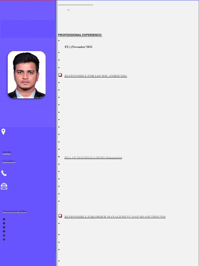 Vignesh Resume Ref Bharathi Selvan | PDF