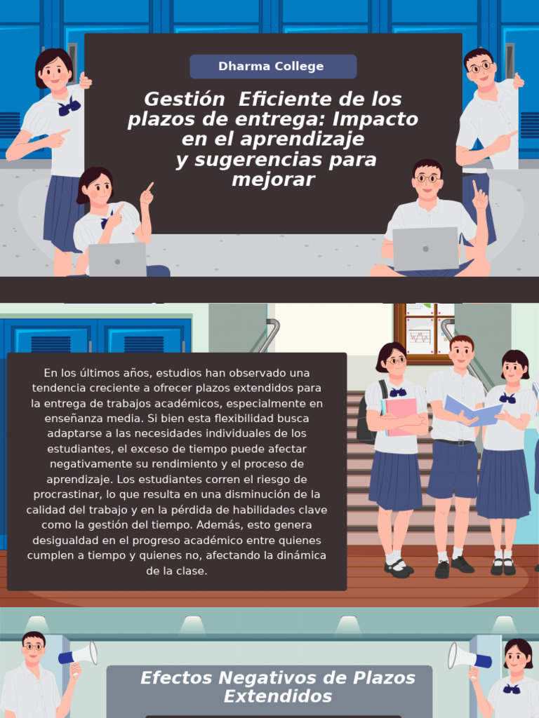 Gestión Eficiente de Los Plazos de Entrega Impaco en El Aprensizaje y ...