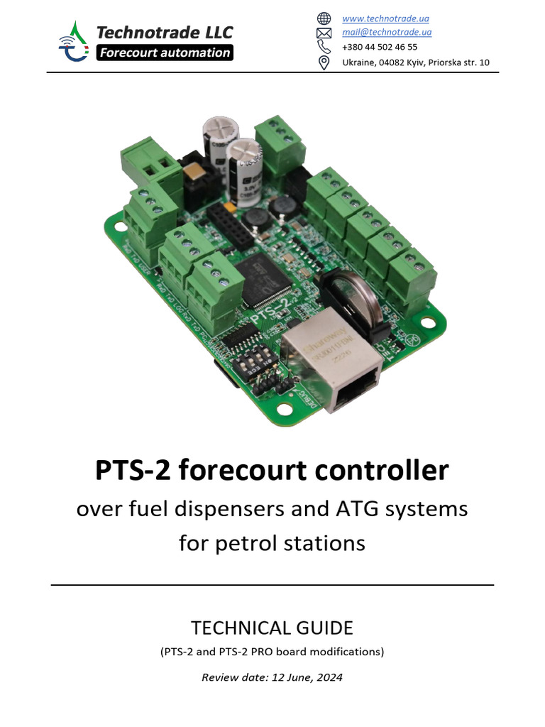 PTS 2 Forecourt Controller Technical Guide | PDF | Filling Station ...