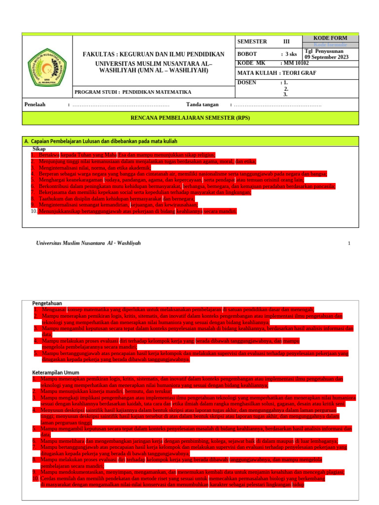 RPS Teori Graf | PDF