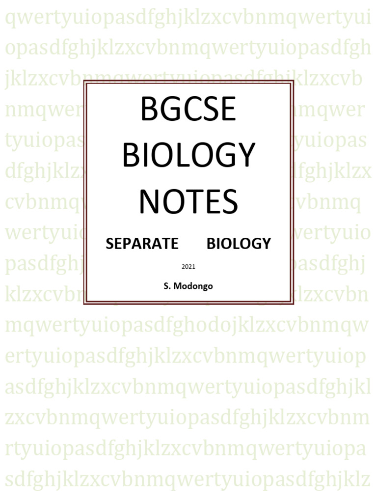 Biology Revision Notes | PDF | Photosynthesis | Leaf