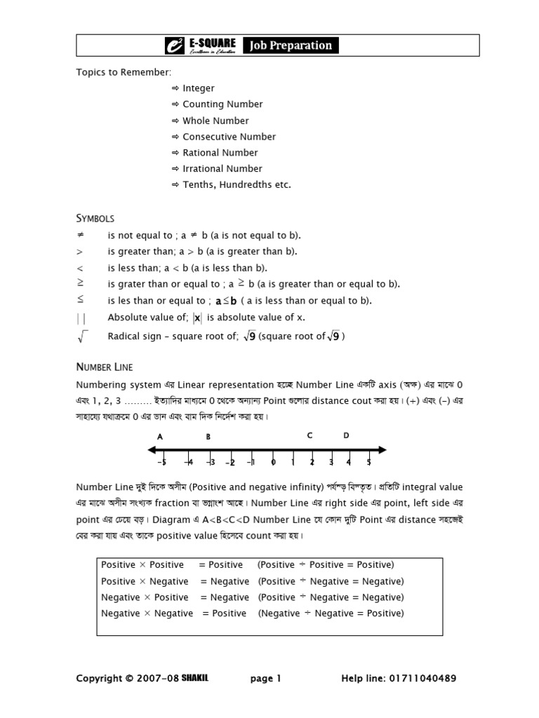 Basic Algebra Review 3 | PDF | Exponentiation | Decimal