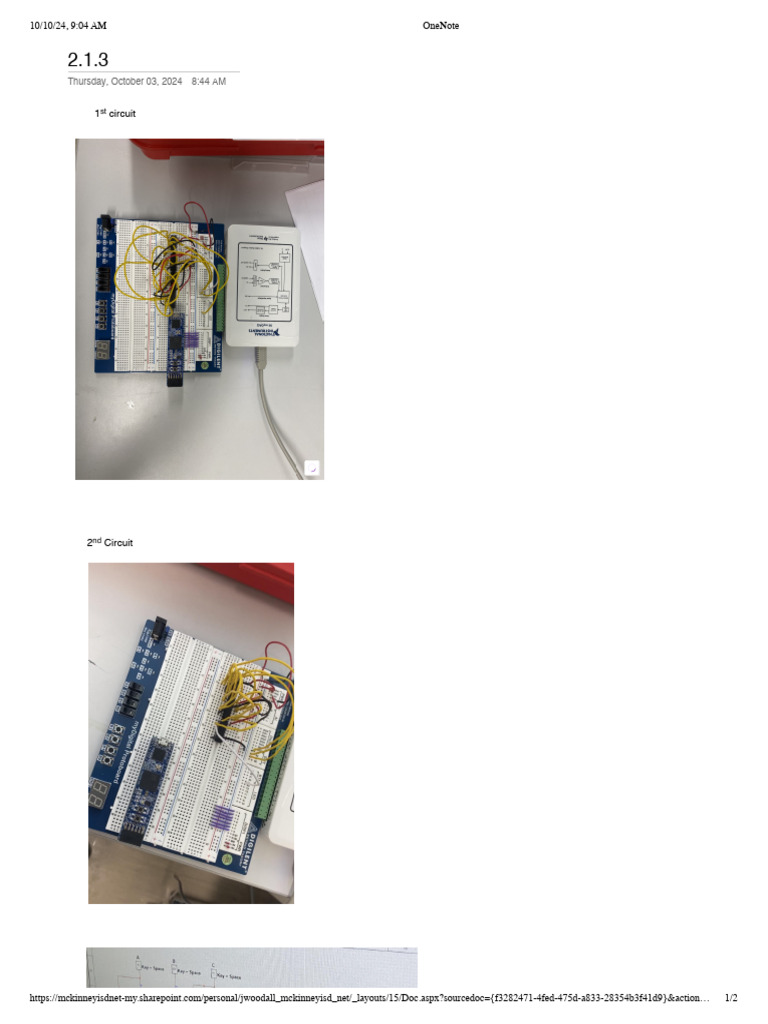 1 Circuit: Thursday, October 03, 2024 8:44 AM | PDF | Computers