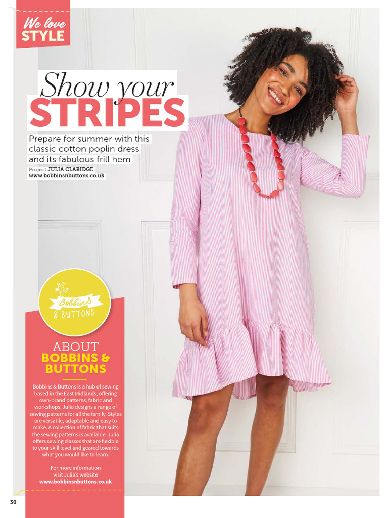 VESTIDO ROSA | PDF | Seam (Sewing) | Sewing