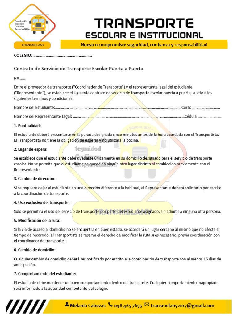 2024-2025 Contrato de Padres | PDF
