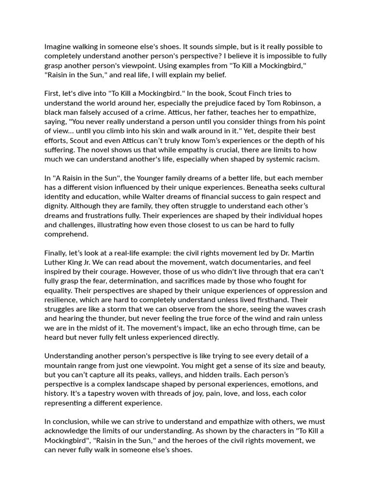 FCE oral | PDF | To Kill A Mockingbird