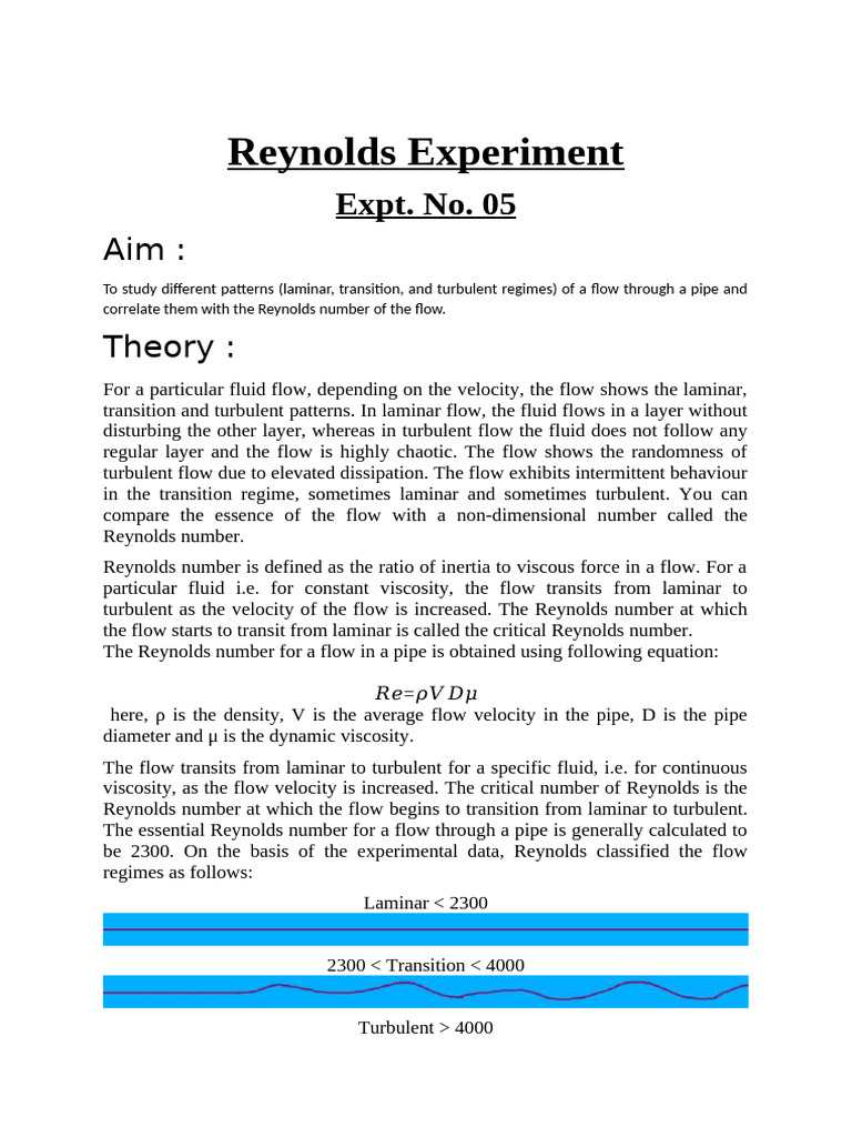 FM- 5 | PDF | Reynolds Number | Fluid Dynamics