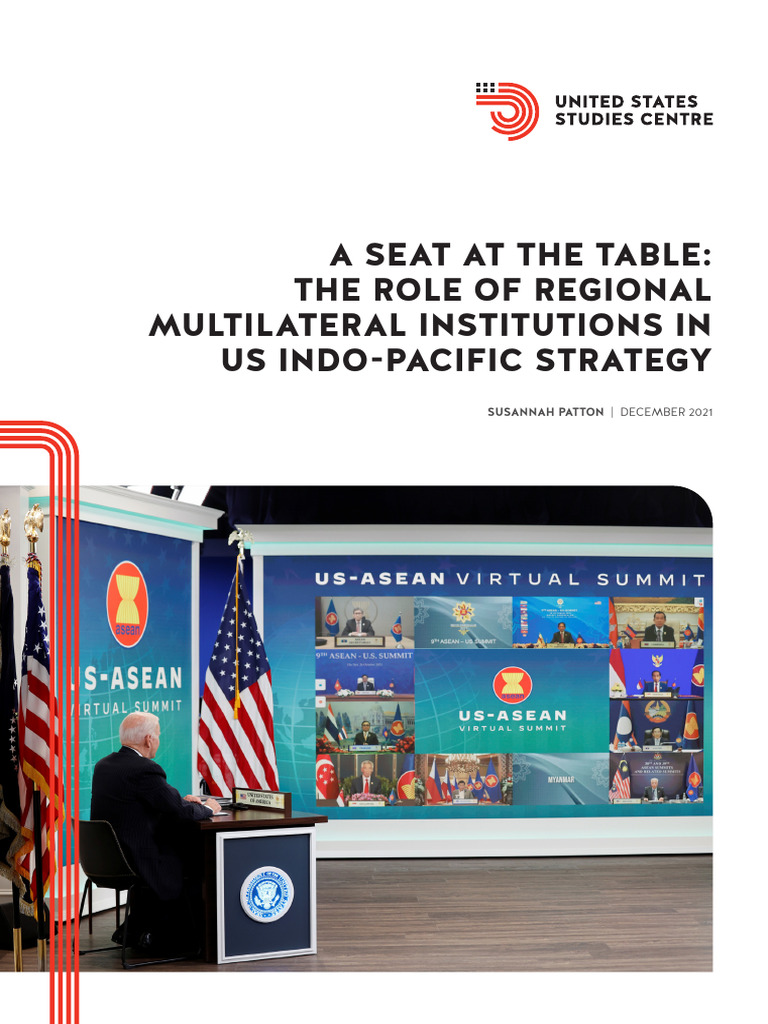 The Role of Regional Multilateral Institutions in US Indo Pacific ...