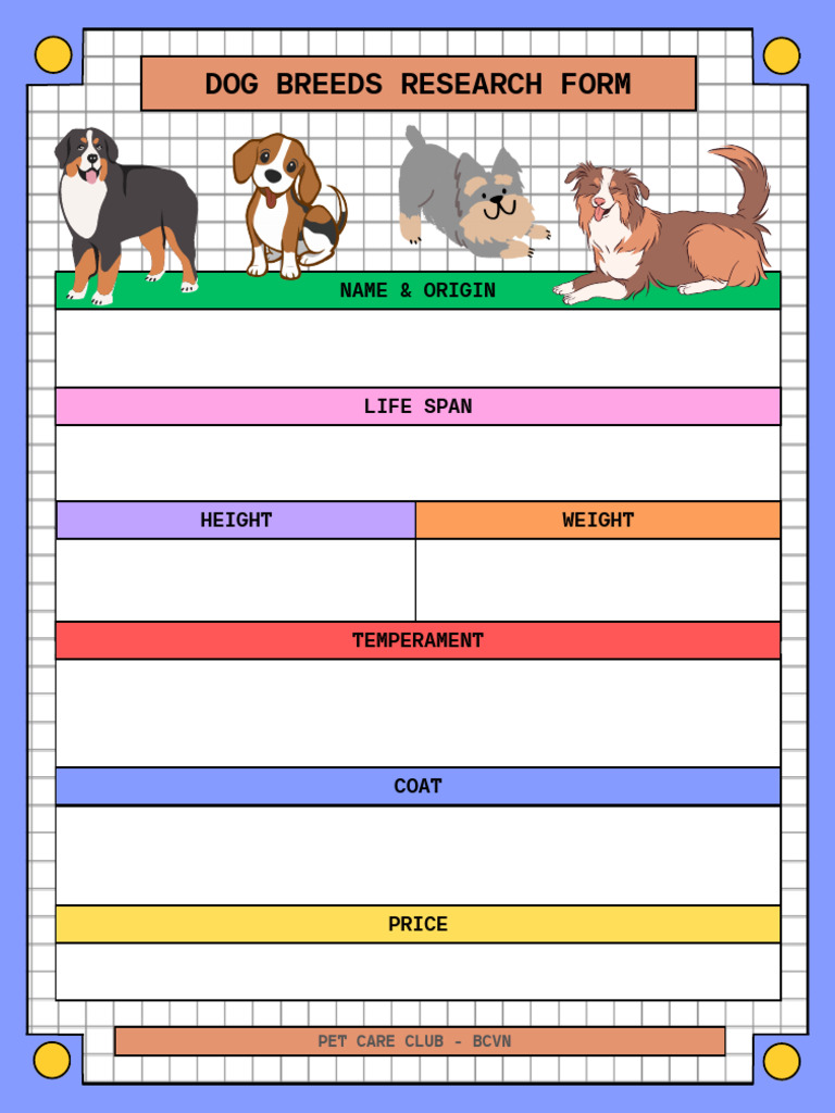 Research Poster (Portrait) Dogs | PDF