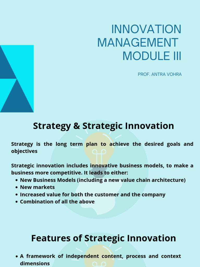 INNOVATION MANAGEMENT UNIT 3 .. PROF. ANTRA VOHRA | PDF | Marketing ... INNOVATION MANAGEMENT UNIT 3 .. PROF. ANTRA VOHRA | PDF | Marketing ...