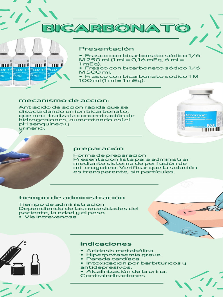 Uso de Bicarbonato Sódico IV | PDF | Ciencia y matemáticas