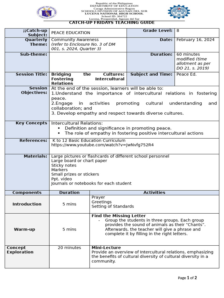 SESSION 1 | PDF | Learning | Behavior Modification