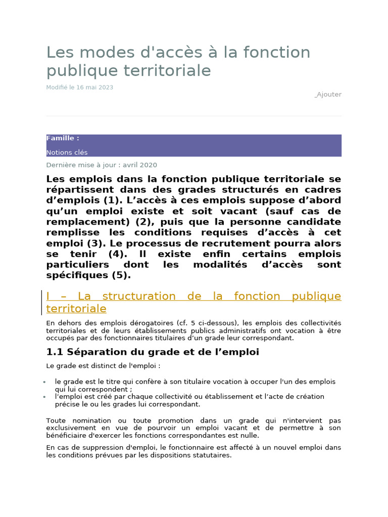 Les Modes D | PDF | Gouvernement | France