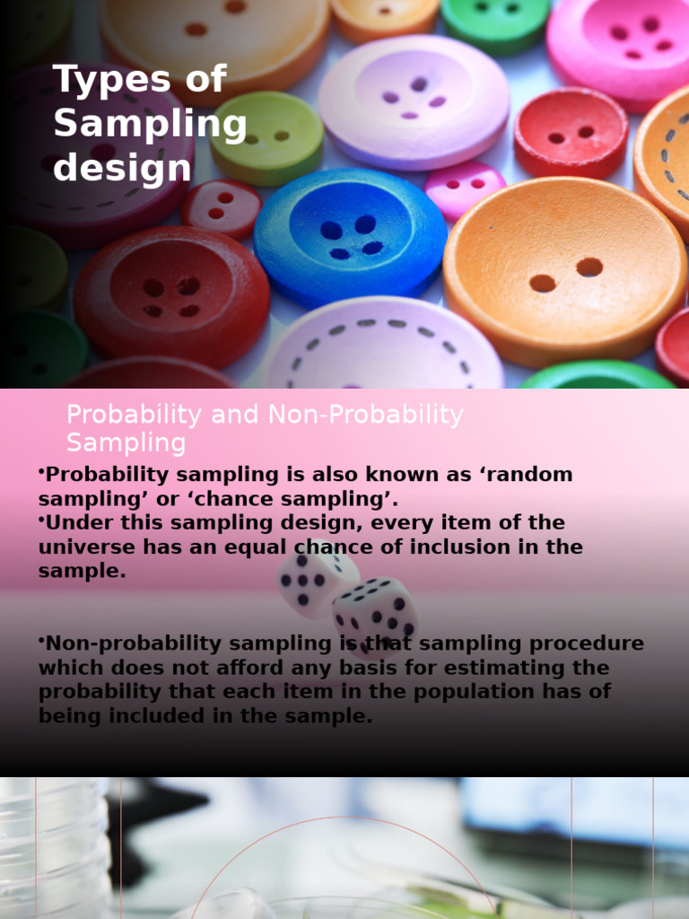 Types of Sampling Design | PDF | Sampling (Statistics) | Stratified ...