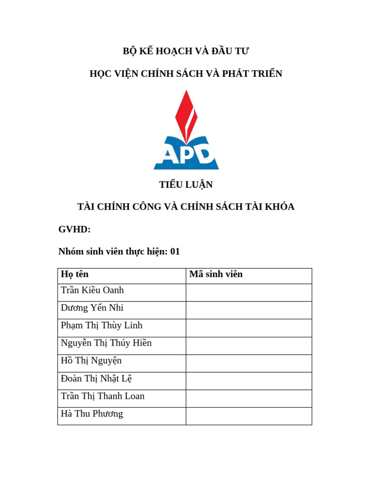 tiểu luận tctt | PDF