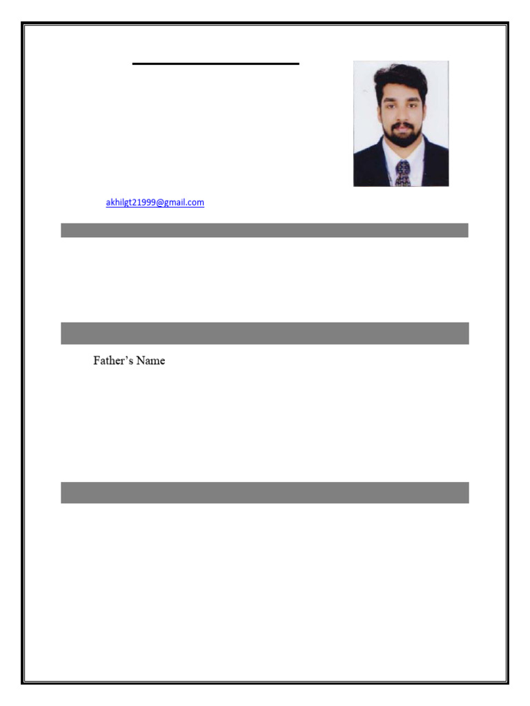 Akhil CV | PDF