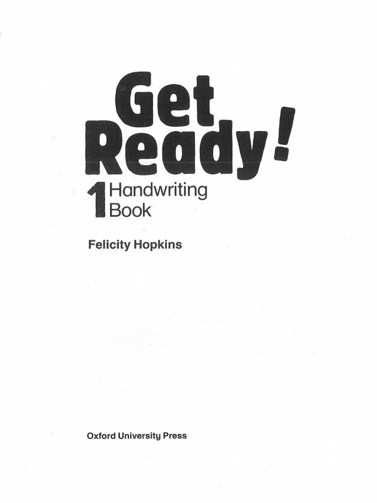 Get Read 1handwriting Book | PDF