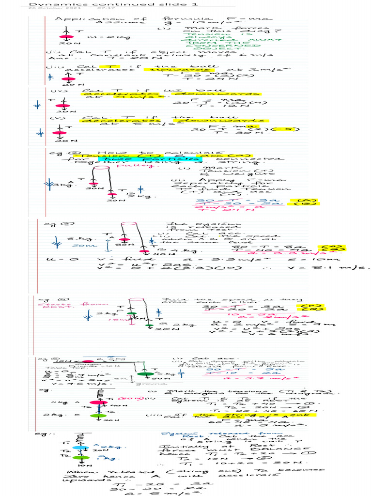 Lecture 3 - Dynamics | PDF