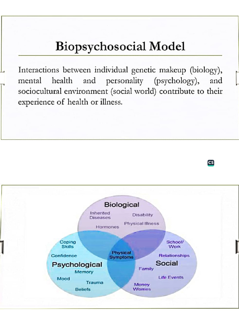 Biopsychosocial Model | PDF