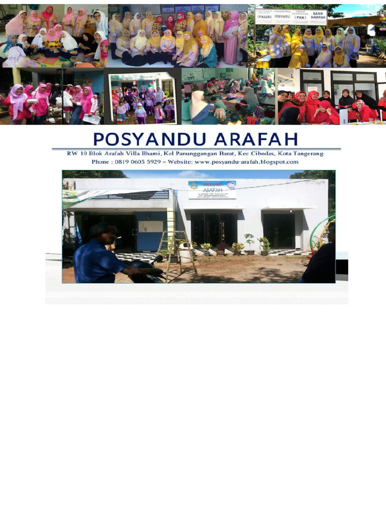 Contoh Profil Posyandu Arafah | PDF