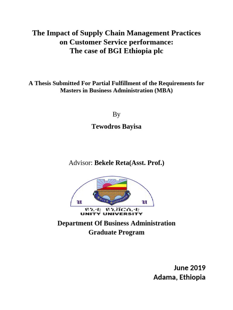 Tewodros Bayisa | PDF | Business | Finance & Money Management