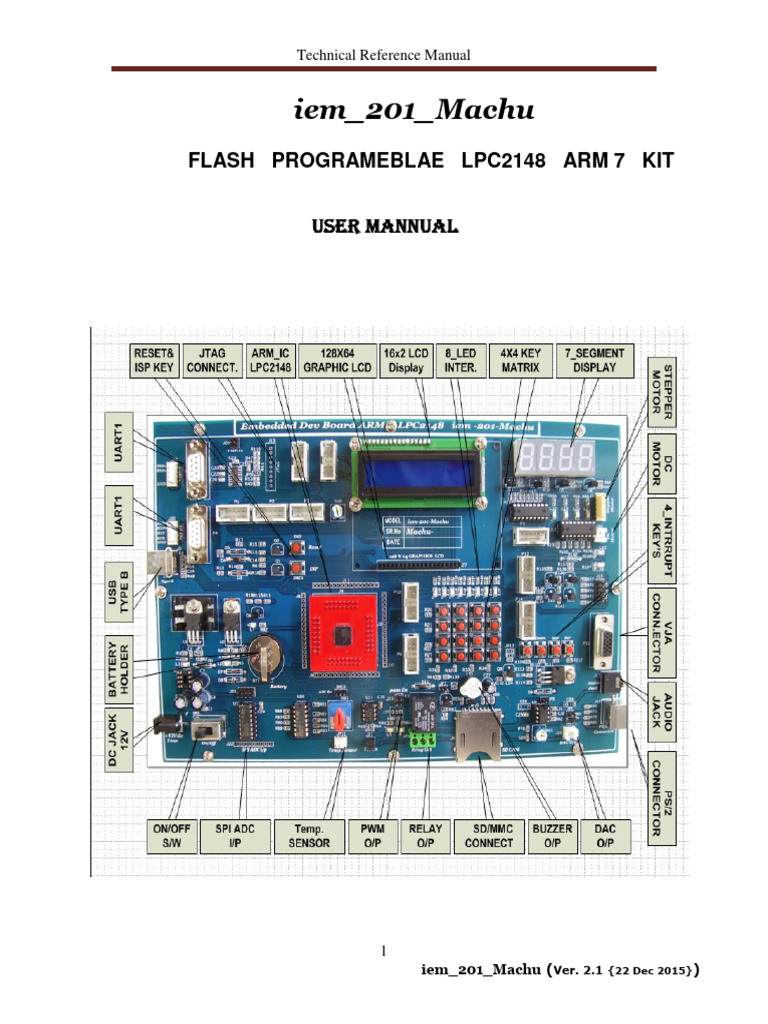 ARM 2148 Machu Ver. 2P1 | PDF | Microcontroller | Computer Science