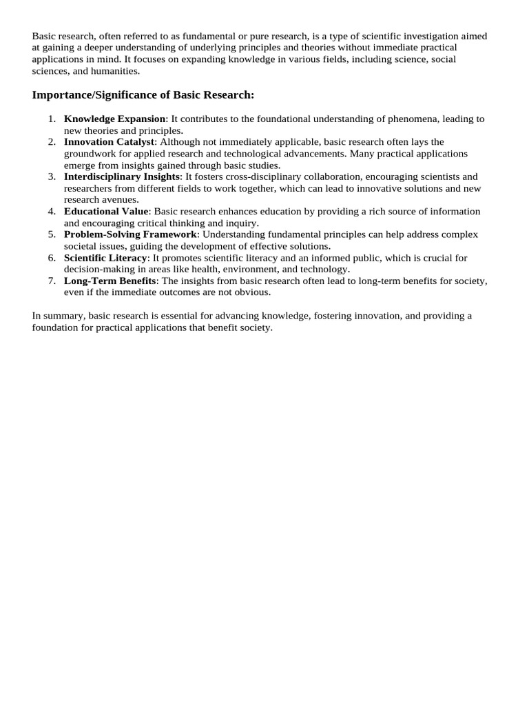 Report Basic Research | PDF | Career & Growth | Self-Improvement