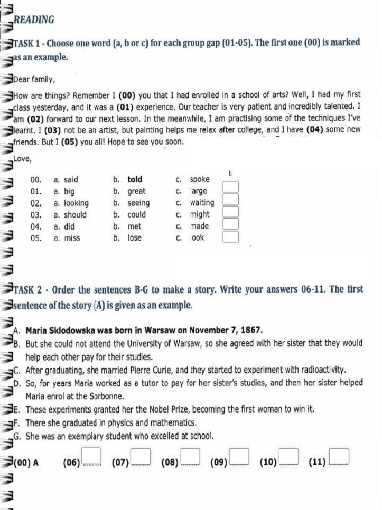 Aptis Mock 3 Reading +core | PDF