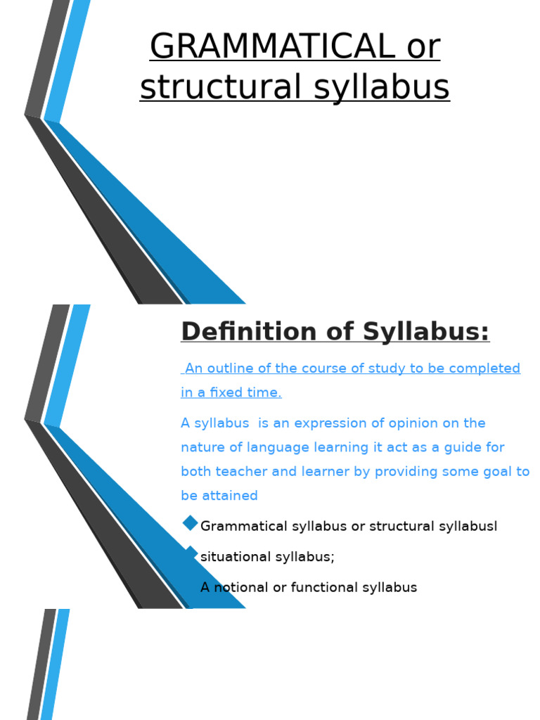 Grammatical Syllabus | PDF | Vocabulary | Word
