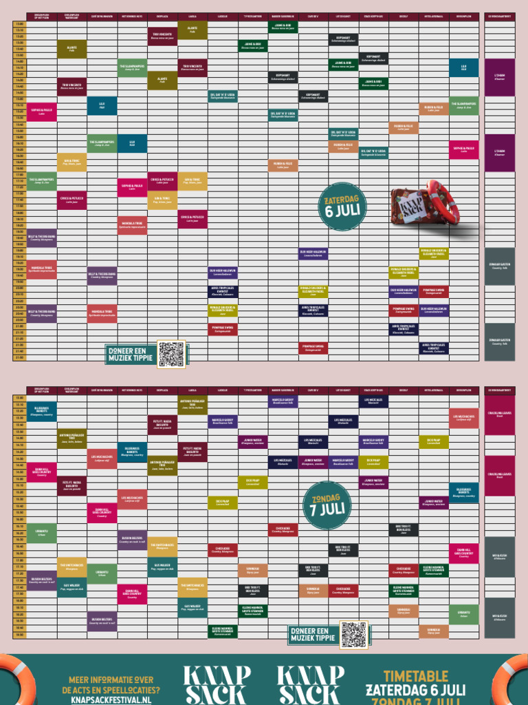 Knapsack Timetable 2024 V2 | PDF