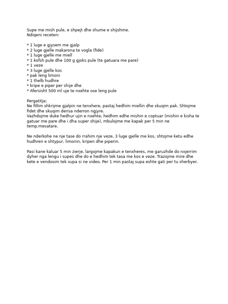 Supë Pule | PDF