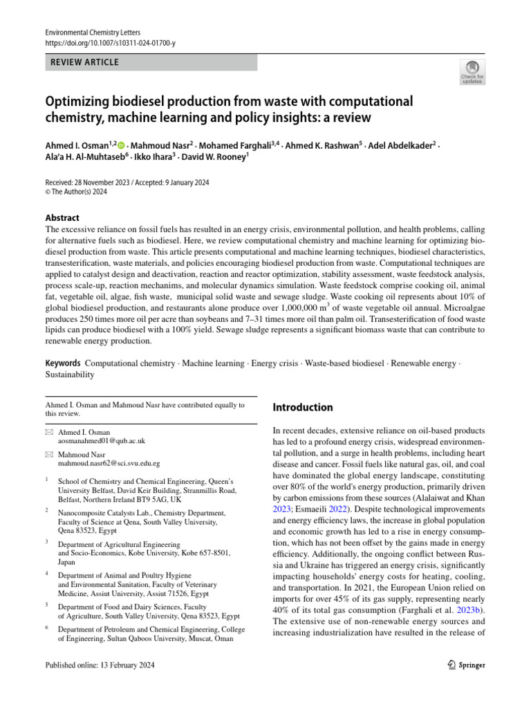 Ch3 - 1 Intro - s10311 024 01700 y | PDF | Biodiesel | Navier–Stokes Equations