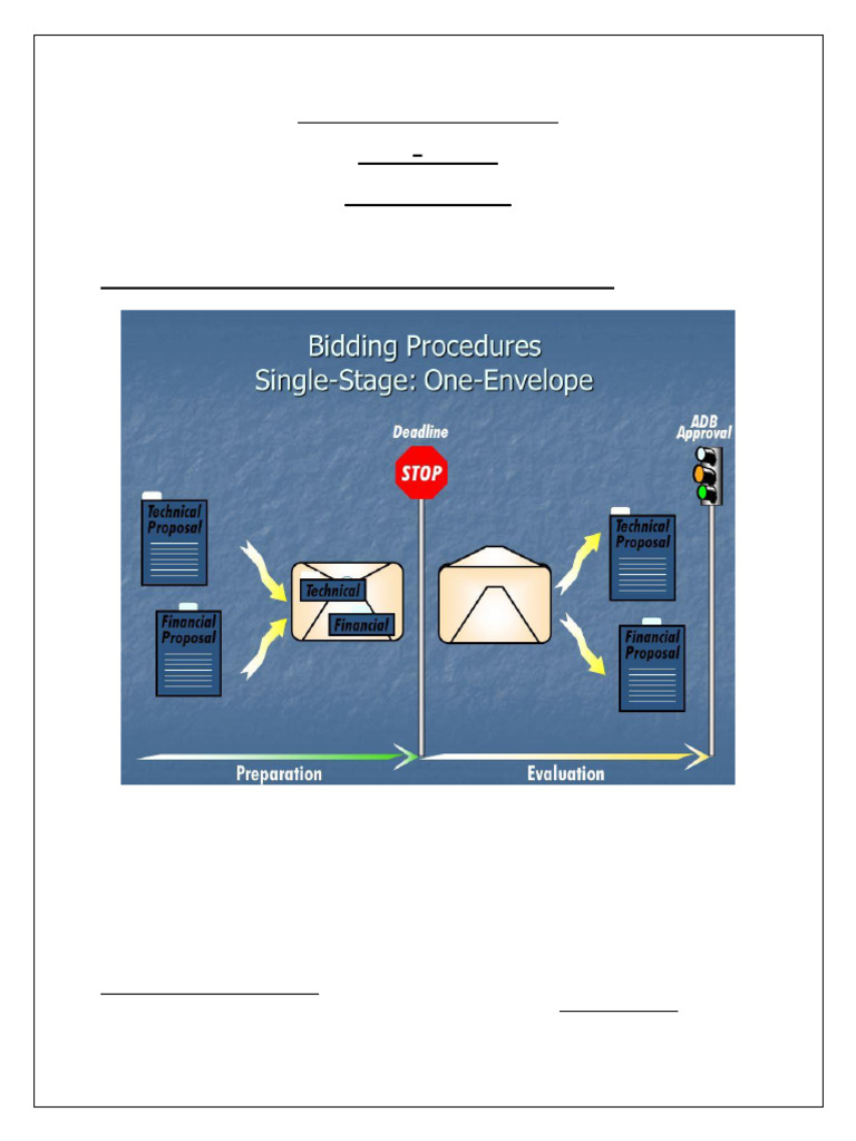 Bidding Process in Construction Contracts | PDF | Addendum ...